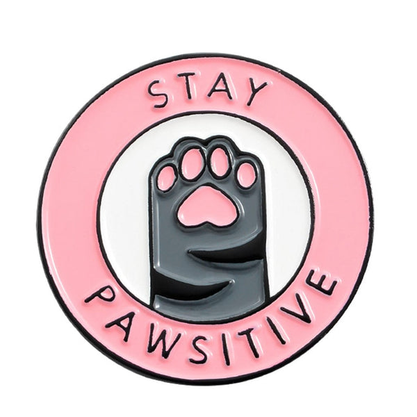 Cat Enamel Pin- Cat Lapel Pin - Triple T Studios